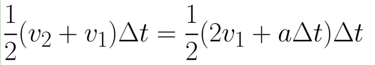 Kinematics Equation Derivation