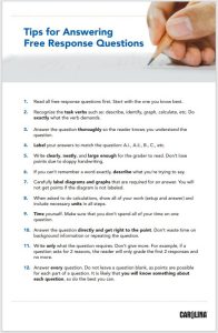 AP® Free-Response Questions: Dos and Don'ts - Carolina Knowledge Center
