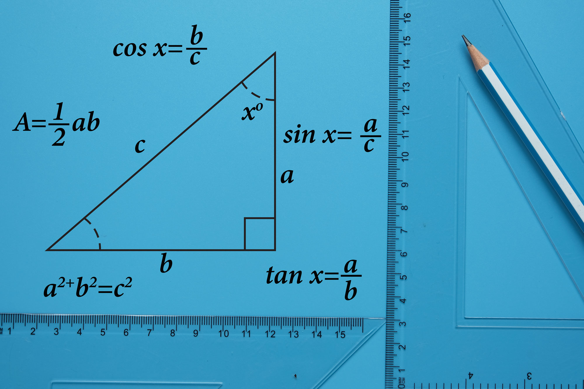 Right Triangle Trigonometry Chart