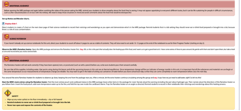 OpenSciEd, Made Even Better by Carolina - Carolina Knowledge Center