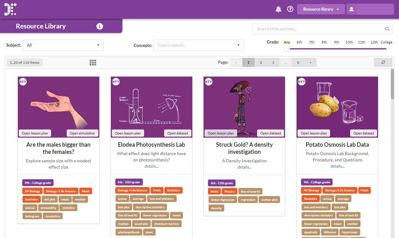 Data in the Classroom - Carolina Knowledge Center