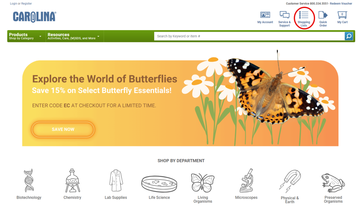 Build Your Shopping List - Carolina Knowledge Center