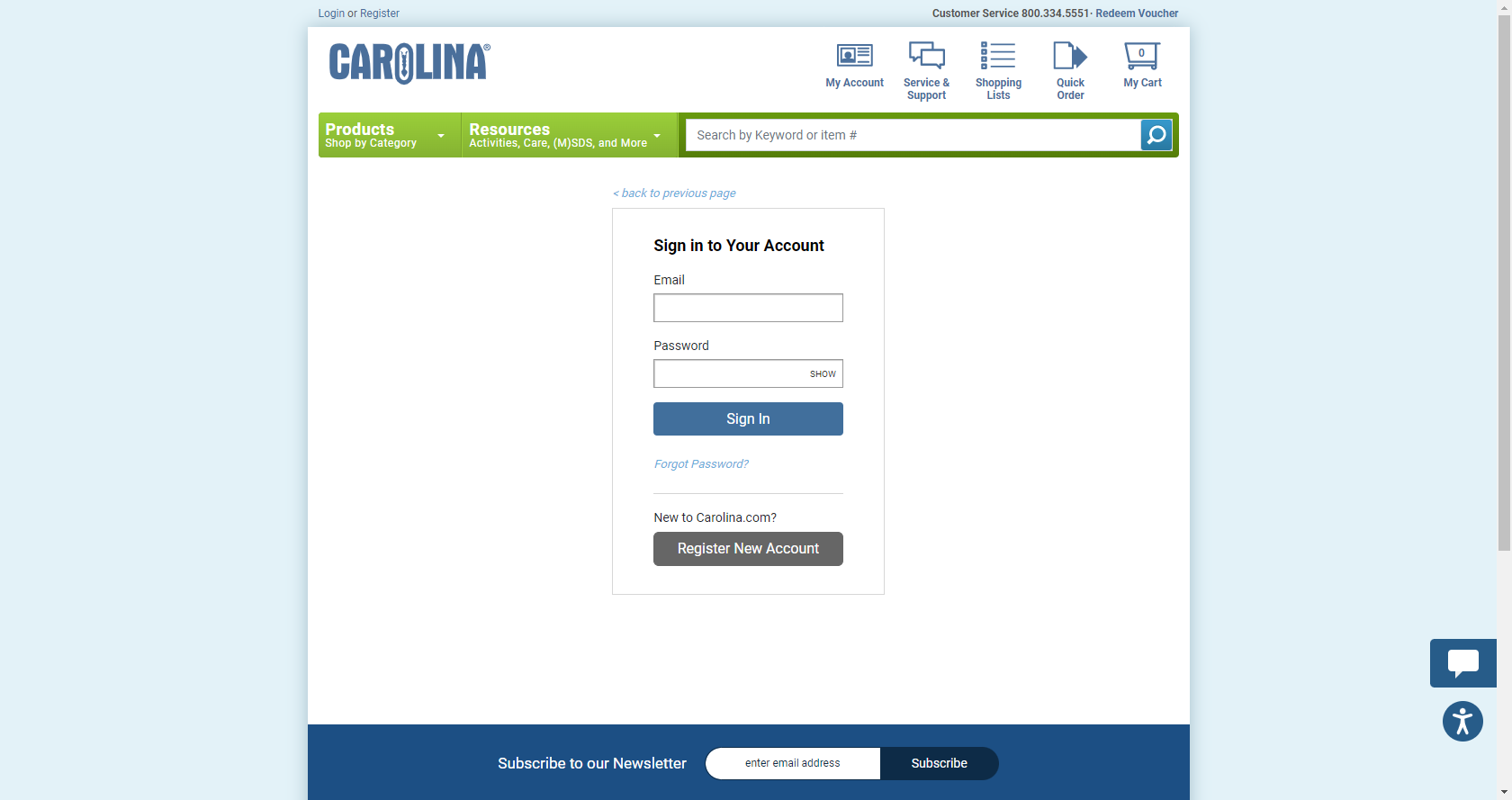 Build Your Shopping List - Carolina Knowledge Center
